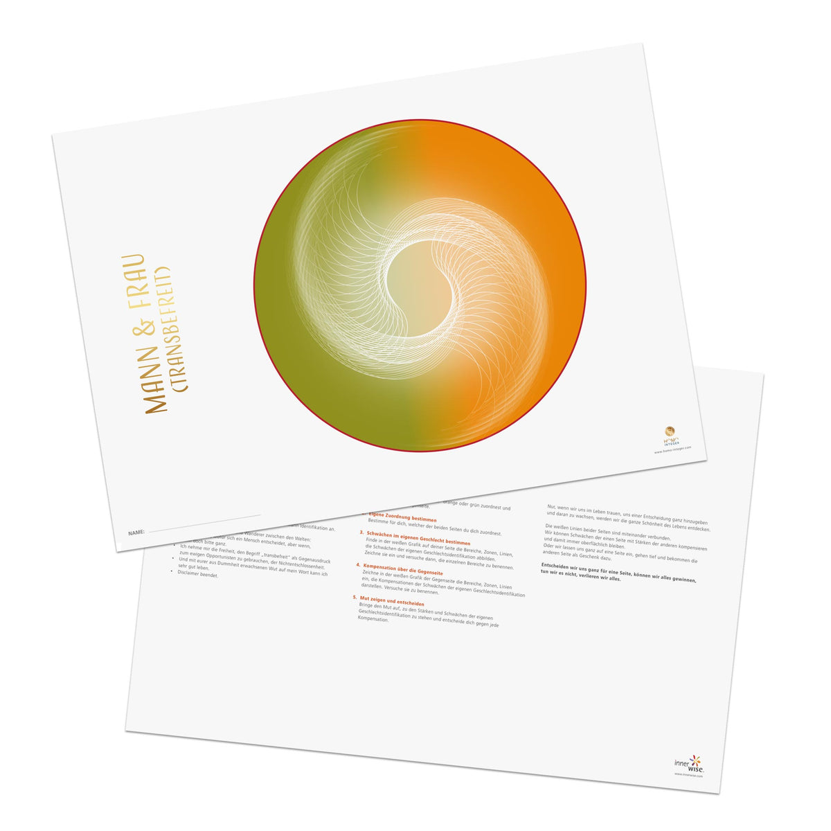 Mann & Frau (Arbeitsblatt) – innerwise Shop